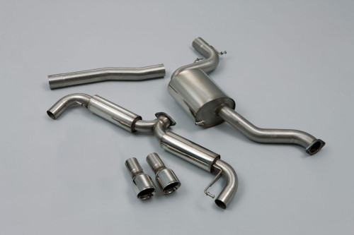 Milltek Sport Part Resonated Cat-Back Race Exhaust System for VW Golf ...