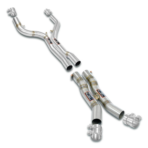 Supersprint BMW G8X M3 / M4 Straight Pipe Race Package - OEM Muffler ...