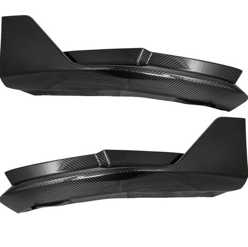 Suvneer BMW G80 M3 MP Replacement Carbon Fiber Rear Bumper Splitters ...