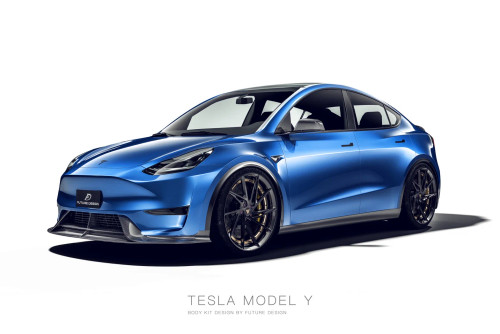 Future Design Tesla Model Y Carbon Fiber Full Kit – Premium Styling Upgrade