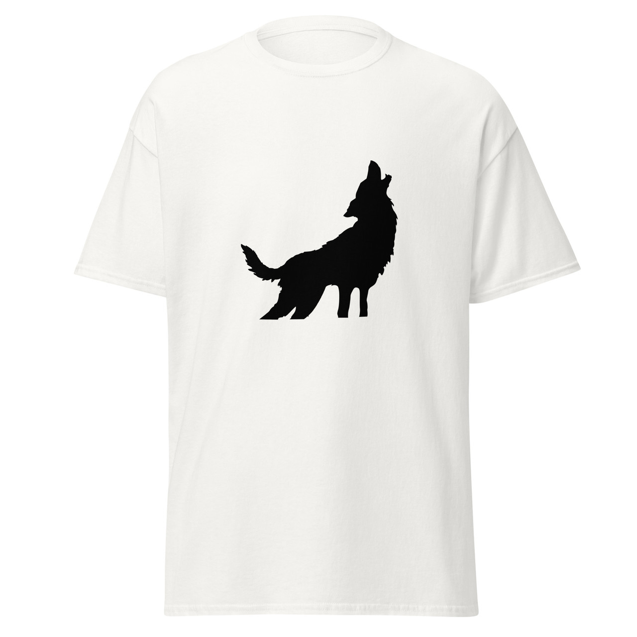 Howling Wolf T Shirt - The Banksy Shop