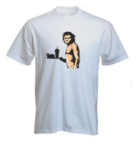 Fast Food Caveman - The Banksy Shop