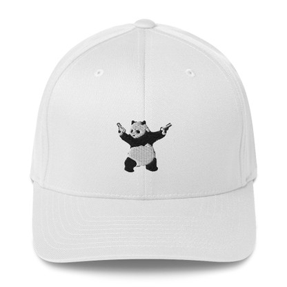 Embroidered Shooting Panda Baseball cap - The Banksy Shop
