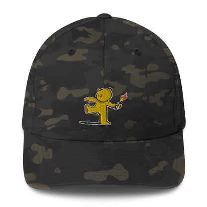 Embroidered Teddy Bear Bomber Baseball cap - The Banksy Shop