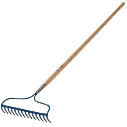 Blue Steel Garden Rake - Rakin' In The Money