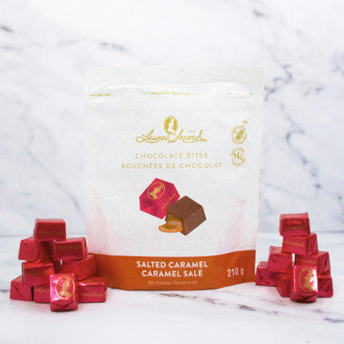 Sachet de bouchées chocolat au lait et caramel salé 210 g [87066 ...