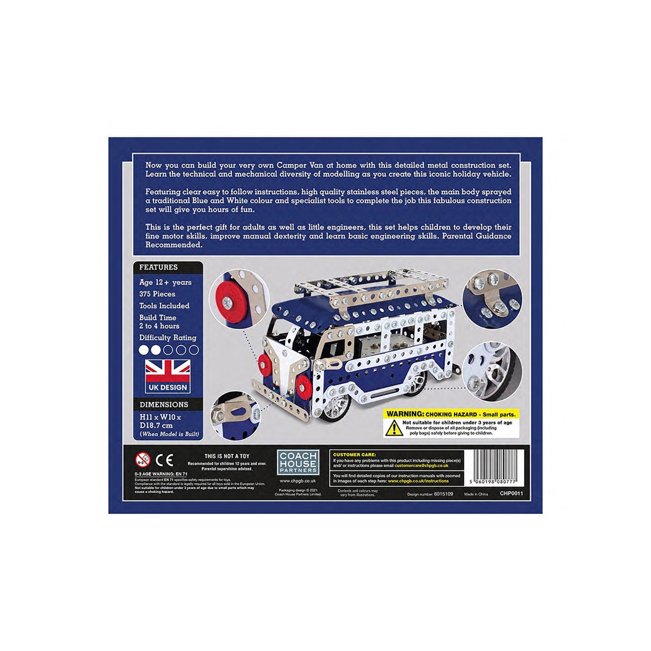 Camper Van Metal Construction Kit - O'Neill Classics