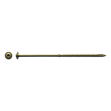 Big Timber #17 x 16" Construction Lag Screws, T-40 Star Drive, Round ...