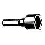 Tamperproof Spanner Nut Bit (5/16" Hex) (3/Pkg.) | AFT Fasteners