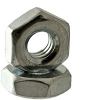 #8-32 Small Pattern Machine Screw Nut Zinc Bulk | AFT