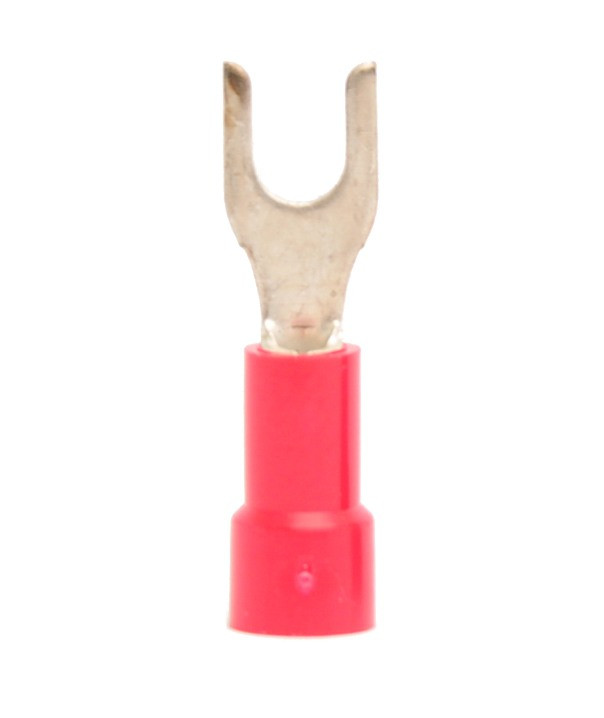 8 AWG #10 Vinyl Insulated Spade Terminal (100/Pkg.) | AFT Fasteners