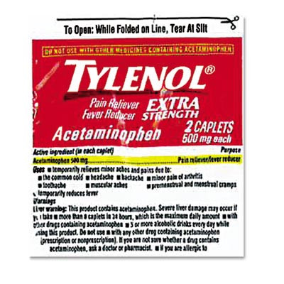 Tylenol Extra Strength Caplets (30 2-Pill Packets) - AFT Fasteners