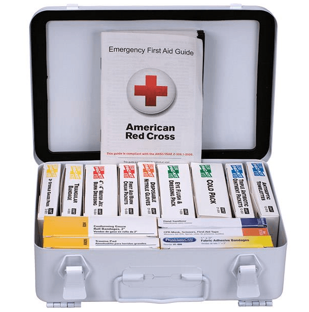 25-Person, 16-Unit ANSI A Weatherproof First Aid Kit, Metal | AFT Fasteners