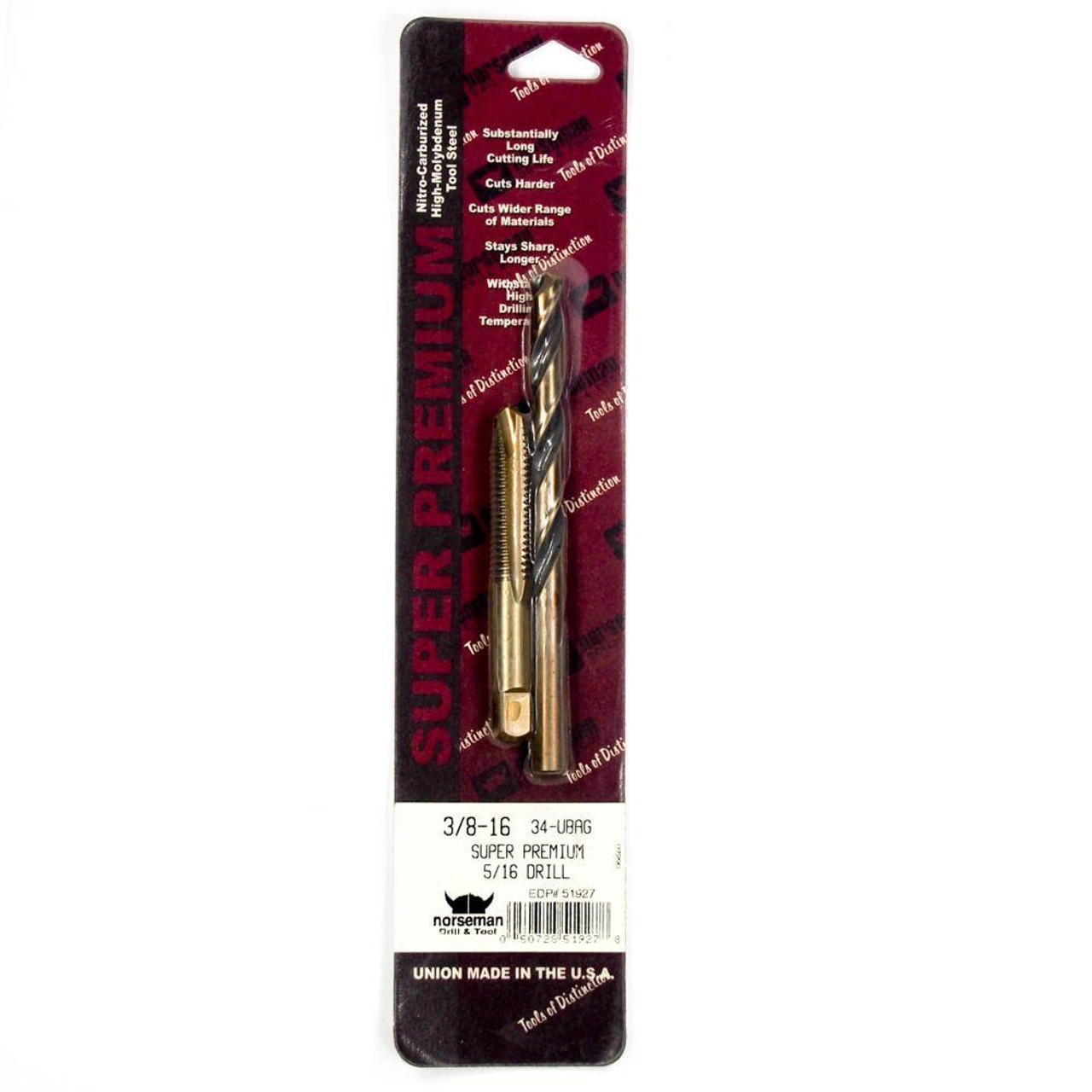 10 24 Drill Tap Combo Type 34 AG Gold Oxide 1 Pkg Norseman Drill 10 24 Drill Tap Combo Type 34 AG Gold Oxide 1 Pkg Norseman Drill