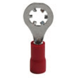 22-18 AWG Vinyl Insulated #6 Stud Star Ring Terminal (100/Pkg.) | AFT ...