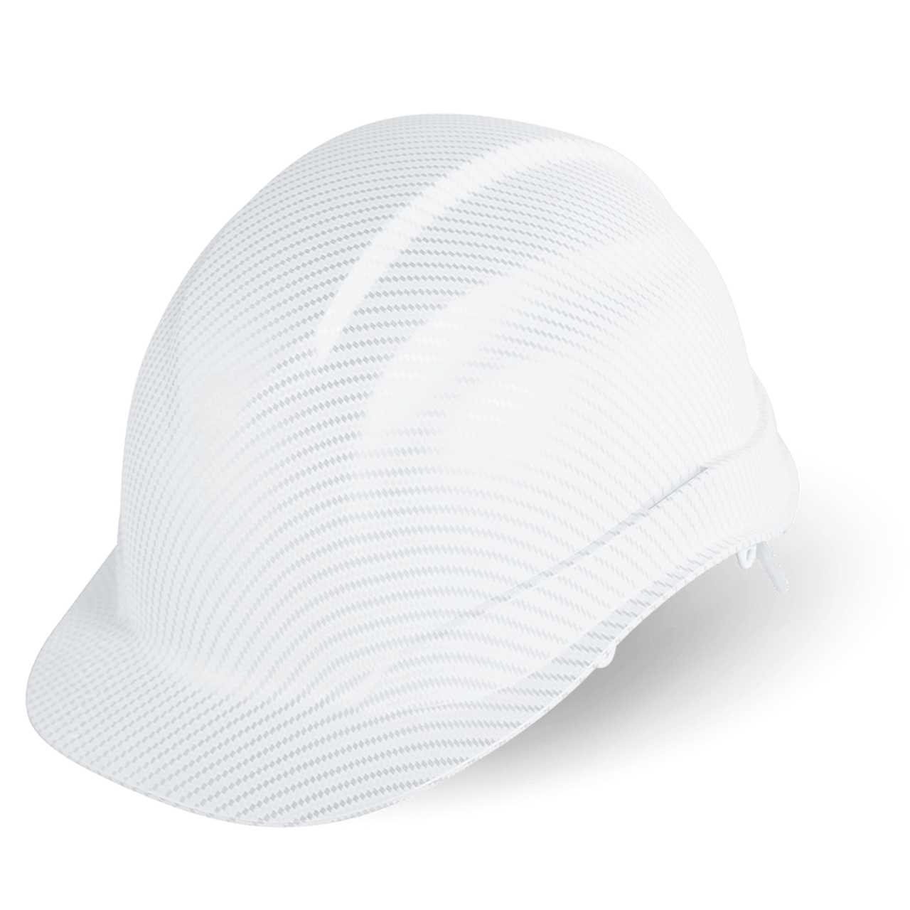 Bullhead Safety Head Protection Matte White Unvented Cap Style Hard Hat