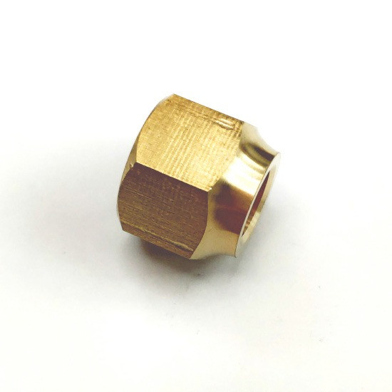 Brass Forged Flare Nut 1/4" (10/Pkg.) | AFT Fasteners