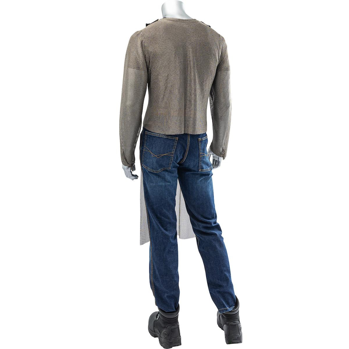 US Mesh Titanium Wire Ring Mesh Full Body Tunic with Sleeves/Small #USM ...