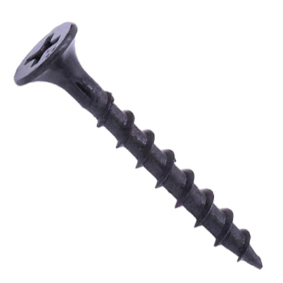 Big Timber #8 x 3" Drywall-to-Wood Screws, Black Phosphate, Phillips ...