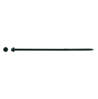 Big Timber #14 x 12" Log & Timber Lag Screws, Hex Head, Ruspert (50/Box ...