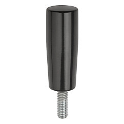 Kipp M6 x 17 mm x 45 mm Machine and Handwheel Handles, Taper Grip ...