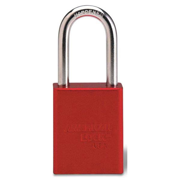 American Lock® 1100 Series Anodized Aluminum Safety Padlock, 1 1/2 ...
