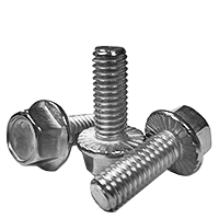 M6-1.00 x 20 MM Fully Threaded Coarse Metric Class 8.8 Serrated Hex ...