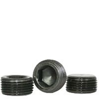 3/8"-18 Pipe Plugs Alloy Flush-Seal 7/8" Taper Black Oxide (USA) (100 ...