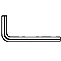 M7 Hex Keys Alloy 6150 Long Arm (Import) (25/Pkg.) - AFT Fasteners