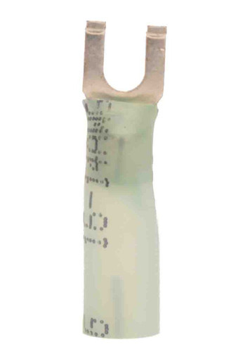 16-14 AWG Heat Shrink #8 Flanged Spade Terminal (100/Pkg.) - AFT Fasteners