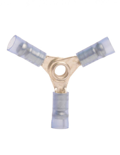 16-14 AWG 3-pc Nylon Insulated w/ Sleeve 3-Way Splice Connectors (100 ...