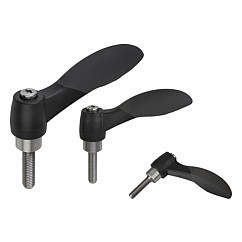 Kipp M8x50 Adjustable Handle 2K "Cockatoo", Plastic/Stainless Steel, 2 ...