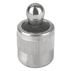 Kipp 1/2"x8x100N Lateral Spring Plunger with Seal, Steel Pressure Pin ...