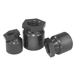 Kipp M16 Swivel Pads, Steel, Black Oxide, K0304.16 (1/Pkg)| AFT Fasteners