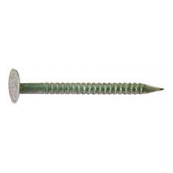 1-1/2" Drywall Nails, 12-1/2 Gauge, Bright, Long Diamond Point, Ring ...