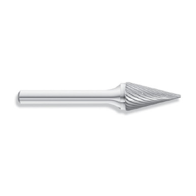 SM-1 Solid Carbide Burrs, Pointed Cone Shape, Single Cut | AFT Fasteners