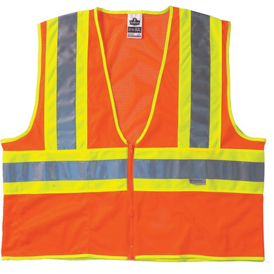 Glowear Class 2 Two-Tone Mesh Vest, 2XL/3XL | AFT Fasteners