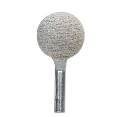 Norton Cotton Fiber Mounted Points, 1/2 in Dia, 80 Grit Aluminum Oxide ...