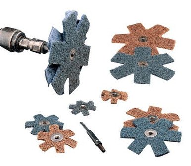 3M Scotch-Brite Star-Shaped Buffer Disc, 100 EA | AFT Fasteners