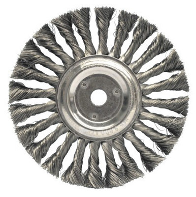 Weiler® Standard Twist Knot Wire Wheel, 7 in D x 5/8 in W, .014 in ...