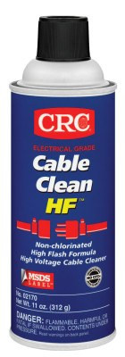 CRC Cable Clean HF High Voltage Splice Cleaners, 16 oz Aerosol Can, 12 ...