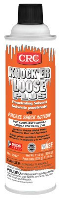 CRC Knock'er Loose Plus Penetrating Solvents, 11 1/2 oz Aerosol Can, 12 ...