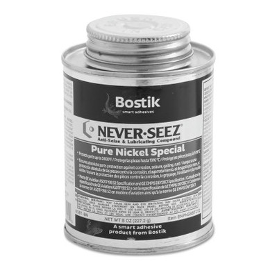 Never-Seez Pure Nickel Special Compounds, 8 oz Brush Top Can, 1 CAN ...