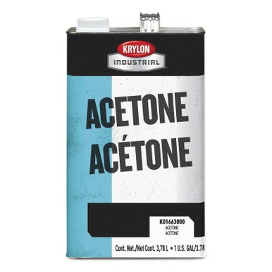 Krylon Industrial Acetone Thinner and Reducer, 1 gal Can, 4 GA | AFT ...