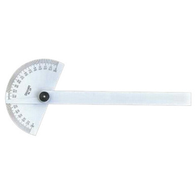 L.S. Starrett Steel Protractors, Round Head, 6 in, 1 EA | AFT Fasteners