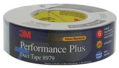 3M Performance Plus Duct Tape 8979, Slate Blue, 48 mm x 22.8 m x 12.6 ...