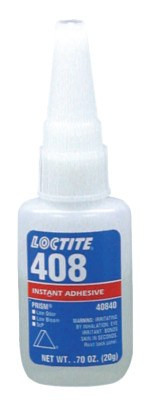 Loctite 408 Prism Instant Adhesive, Low Odor/Low Bloom, 20 g, Bottle ...
