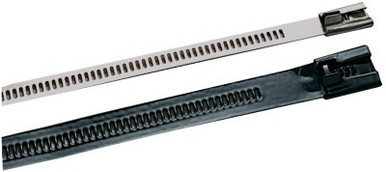 Band-It Multi-Lok Uncoated Ties, 250 lb Tensile Strength, Natural, 6 in ...