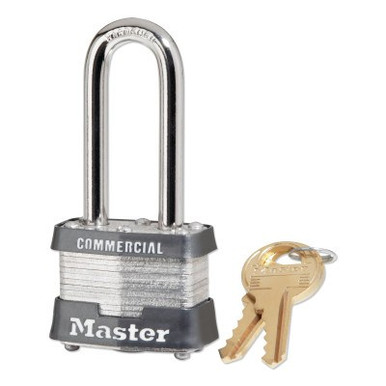 Master Lock 3KALH Laminated Steel Padlocks, Keyed Alike, 9/32 in Diam ...