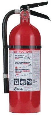 Kidde PRO 210 Consumer Fire Extinguishers, w/Wall Hanger, Class A, B, C ...
